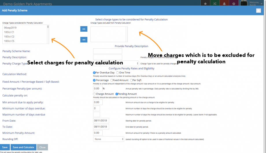 How to add a penalty charge for the defaulters? – ANACITY Support ...