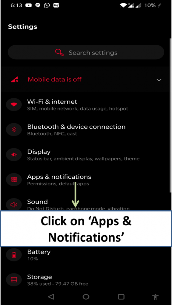 How to enable visitor notifications for One Plus mobile phones ...
